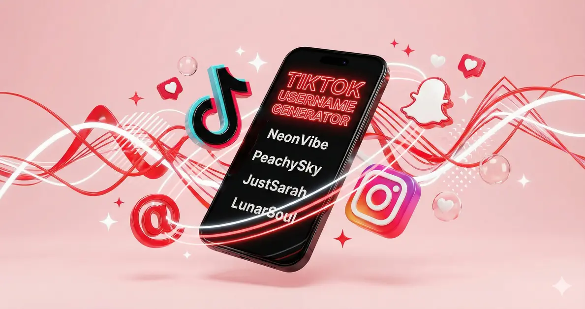 TikTok Username Generator 2026 | Rare & Available Names